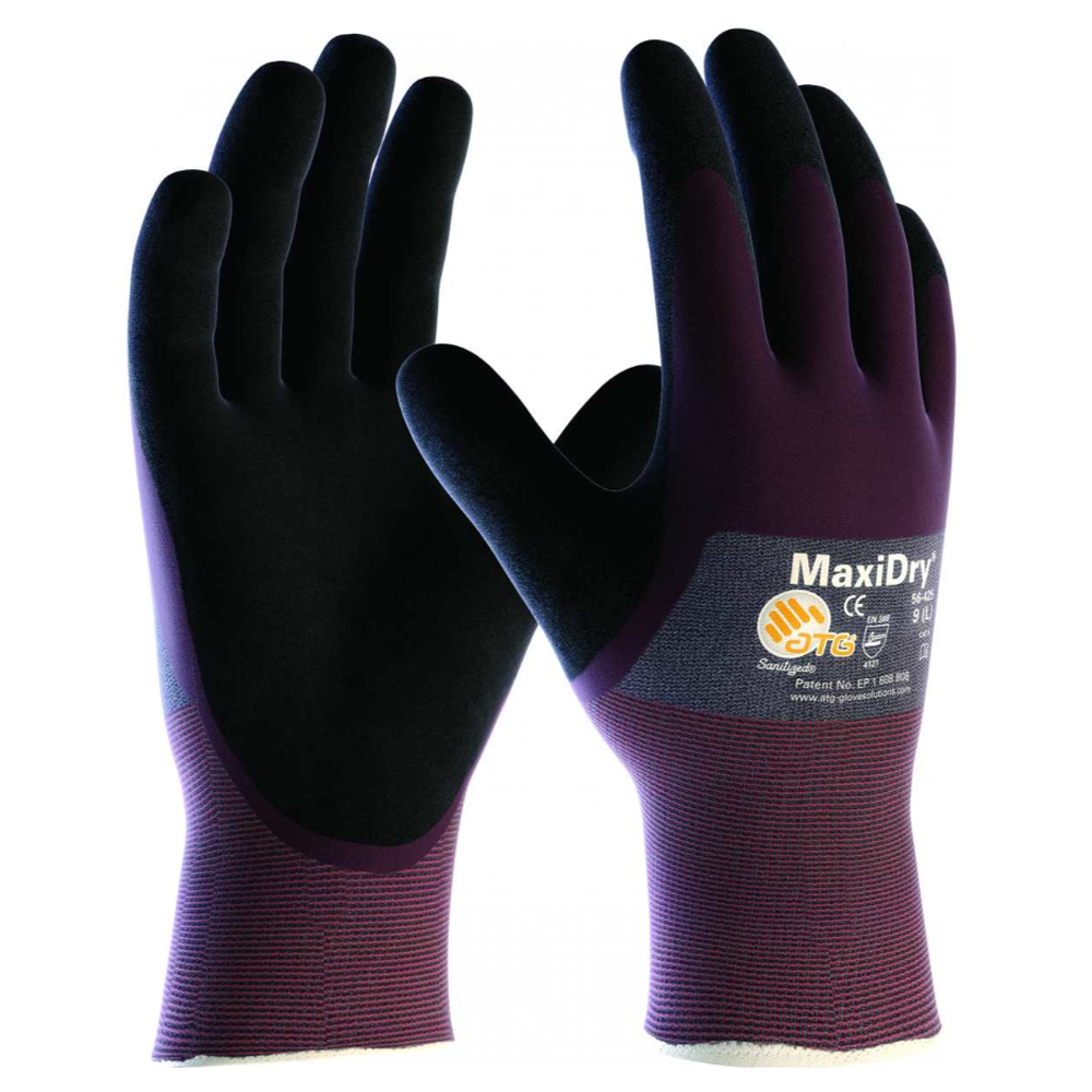 ATG MaxiDry 56-425 Coated Liquid Proof Gloves (12 Pack) – Workwear ...