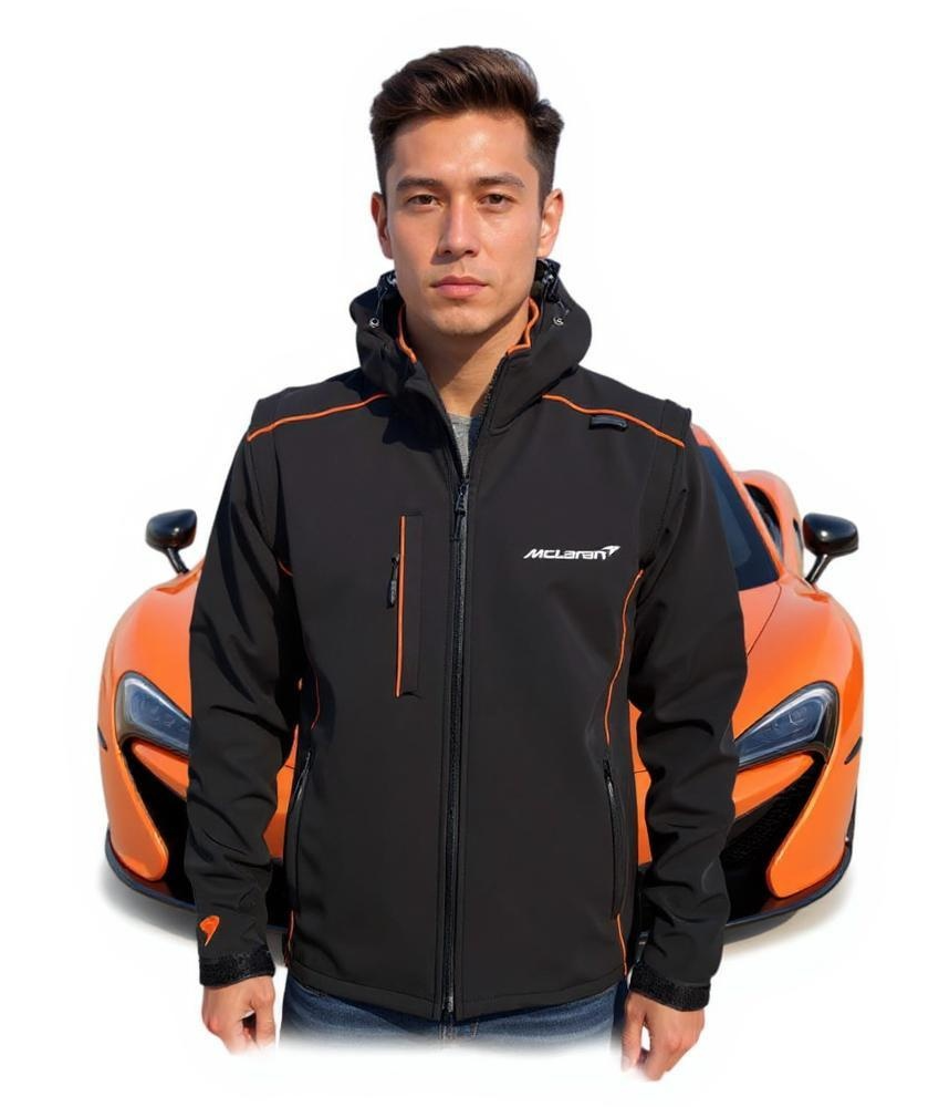 McLaren Water Repellent Stretch Softshell Jacket / Gilet - Official Wo ...
