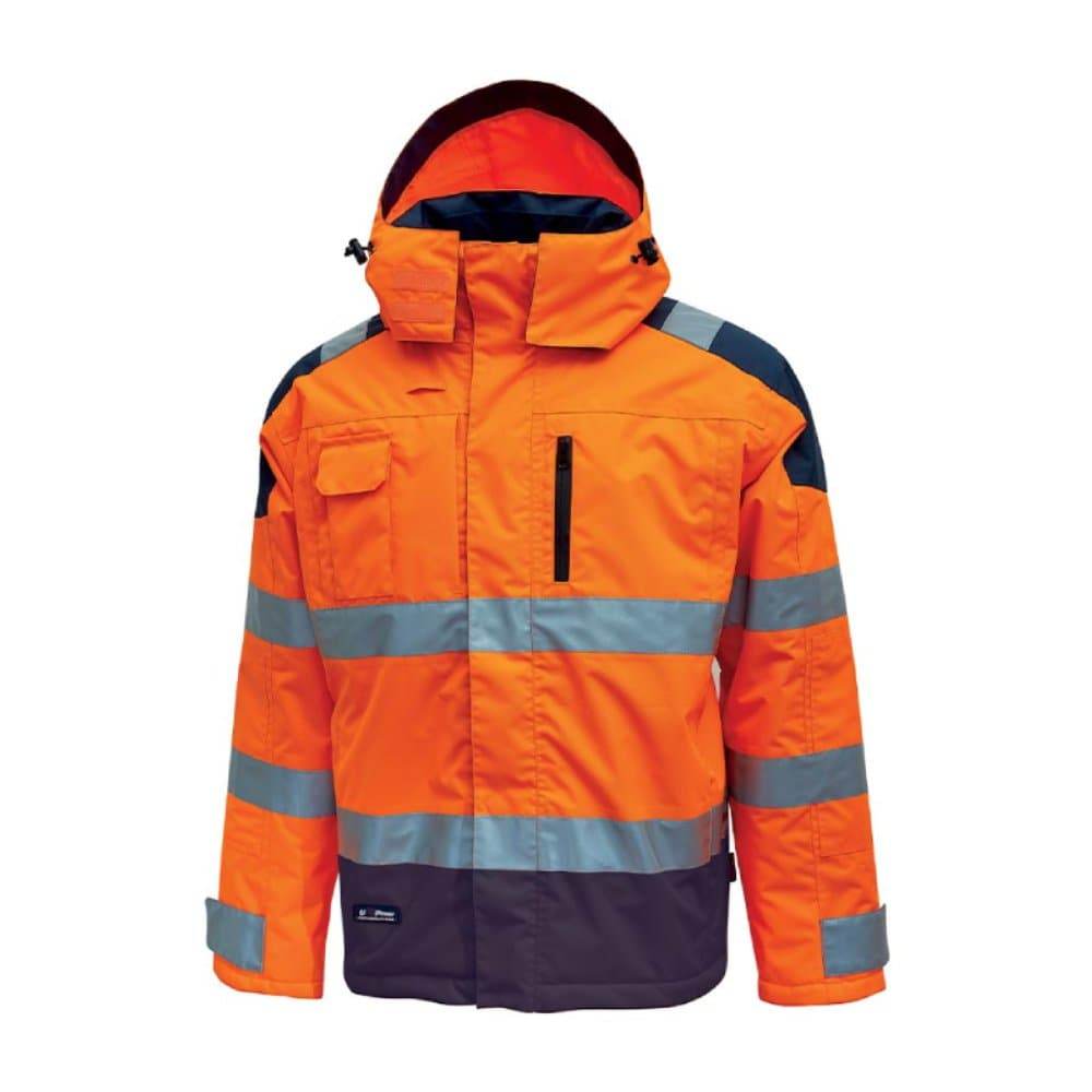 U-POWER DEFENDER HI-VIS WATERPROOF PARKA – Workwear Nation Ltd