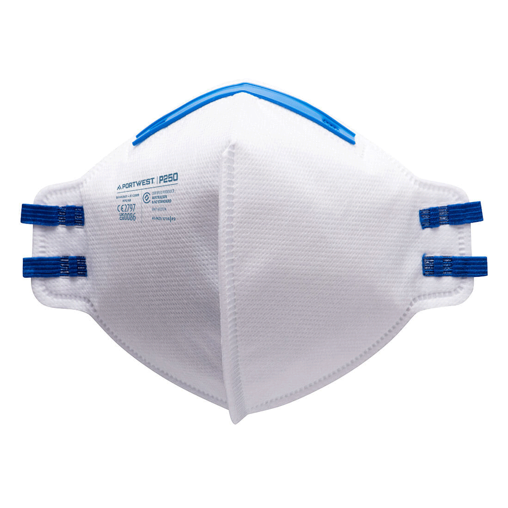 Portwest P250 FFP2 Fold Flat Respirator (Pk20) – Workwear Nation Ltd