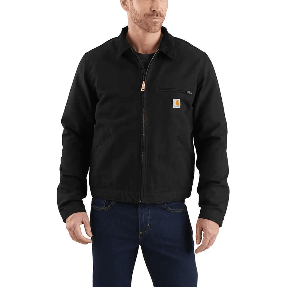 Carhartt 103828 Relaxed Fit Duck Blanket Lined Detroit Jacket ...