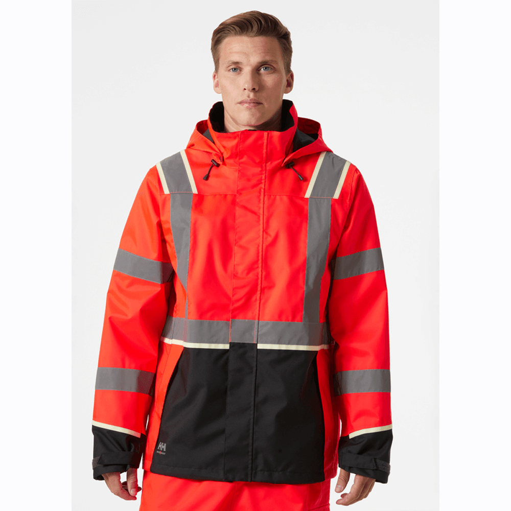 Helly Hansen 71185 UC-ME Shell Jacket Waterproof Hi-Vis – Workwear ...